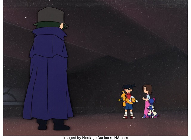 Medabots Spirits Zuru Zora, Ikki, and Erika Production Cel Setup with ...