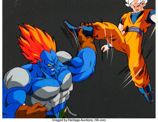 Dragon Ball Z Super Android 13 Goku and Android 13 Production Cel Toei ...