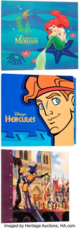 Disney Renaissance Licensing Style Guides Group of 3 Walt Disney, c ...