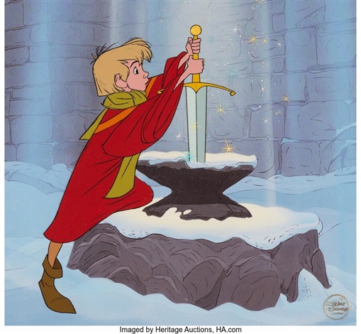 Excalibur The Sword in the Stone Limited Edition Cel 165500 Walt Disney ...