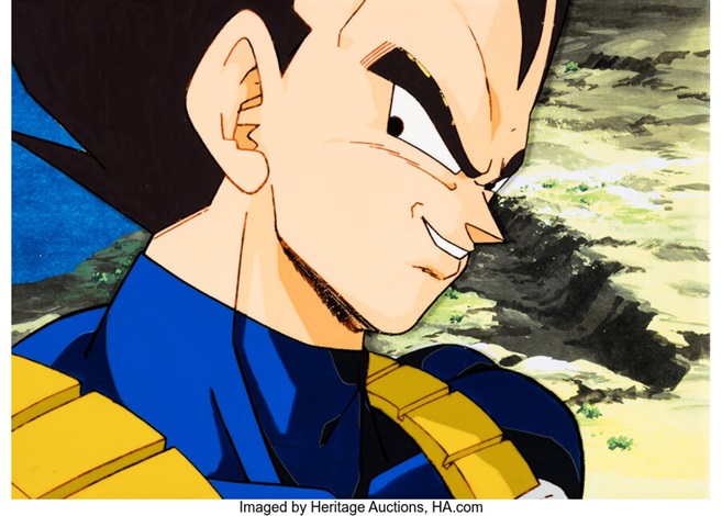 Dragon Ball Z Vegeta Production Cel Toei Animation, c. 1989-96 by Toei ...