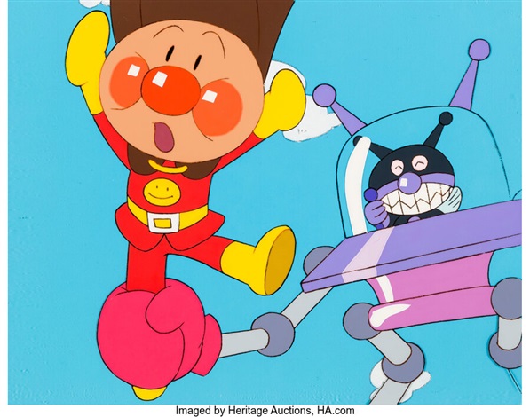 Soreike Anpanman Baikinman and Anpanman Production Cel with Production ...