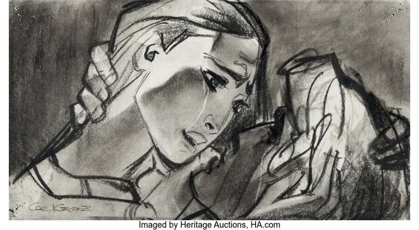 Pocahontas John Smith and Pocahontas Final Scene Storyboard Original ...