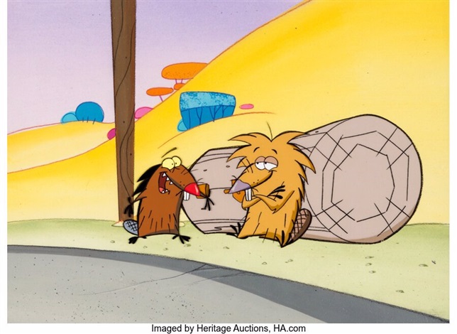 The Angry Beavers Born to Be Beavers Nobert and Daggett Production Cel ...