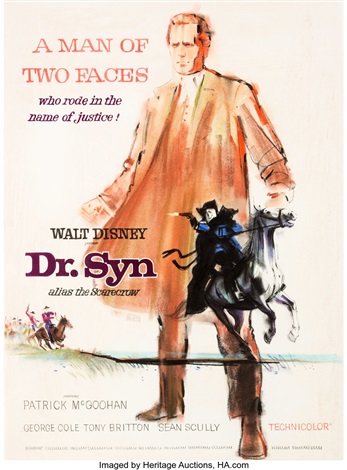 Dr Syn, Alias the Scarecrow Preliminary Poster Study Original Art by ...