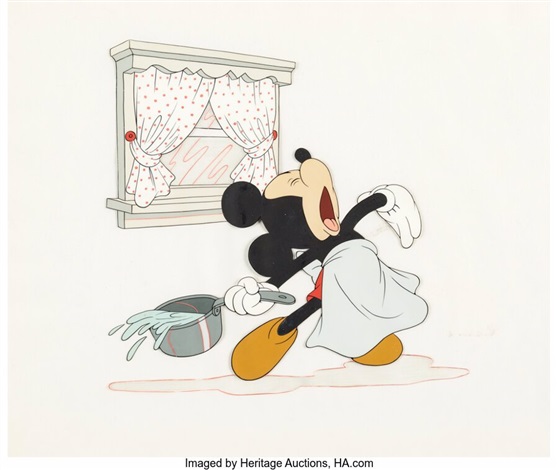 Mickey Never Fails Mickey Mouse Book Art Cel Walt DisneyD.C. Heath and ...