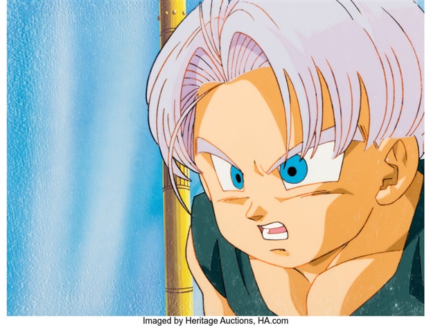 Dragon Ball Z Learn to Fuse Trunks Production Cel with Key Master ...