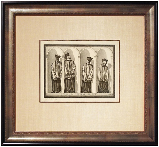 Mummified Priests in Gangi, Sicily by M.C. Escher on artnet