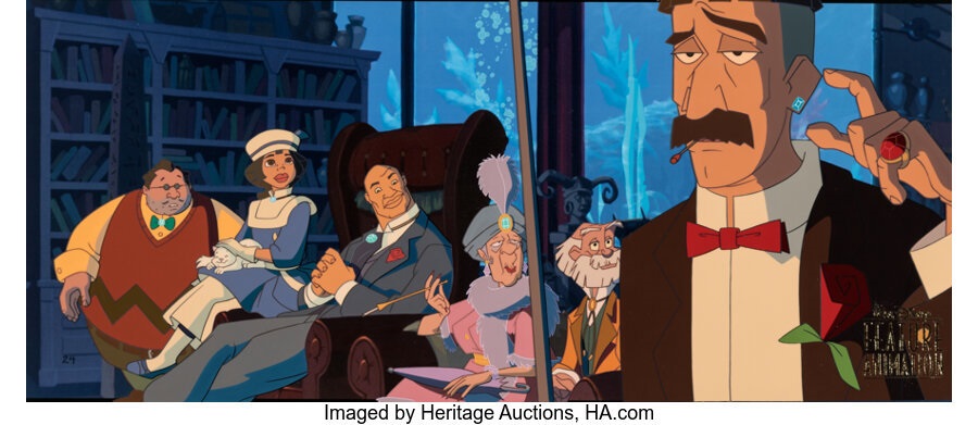 Atlantis The Lost Empire Dr. Sweet, Mole, Vinny, Audrey Ramirez, Mrs ...