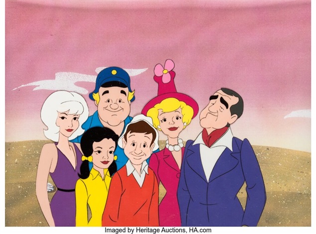 The New Adventures of Gilligans Island Full Cast Production Cel Setup ...