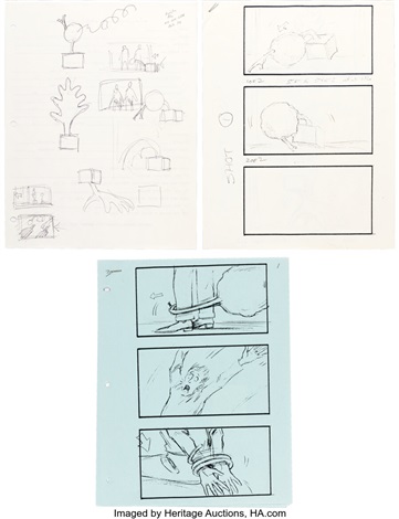 Tim Burtons Beetlejuice Concept Sketch by Rick Heinrich and Storyboard ...