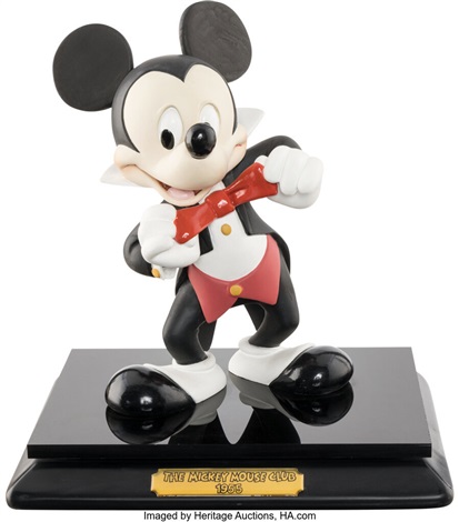 Mickey Mouse Club Limited Edition Resin Sculpture Walt Disney, 1995 by ...