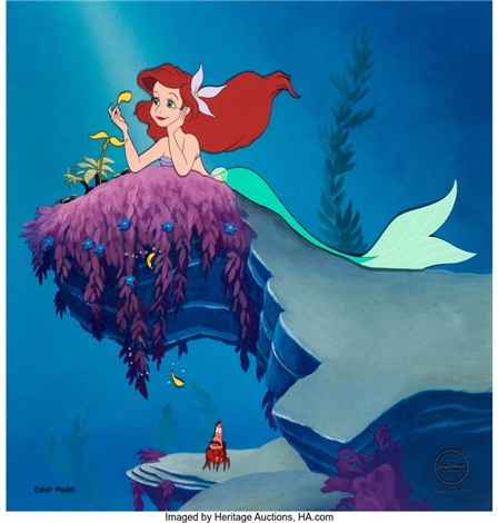 The Little Mermaid He Loves Me Ariel Color Model Cel Walt Disney ...