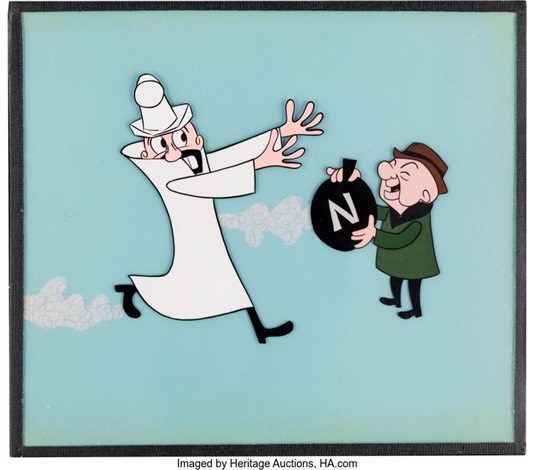High Spy Magoo Mr. Magoo and Spy Production Cel Setup on Production ...