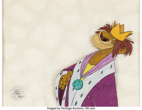 Bedknobs and Broomsticks RARE Original Production Cel Featuring King ...