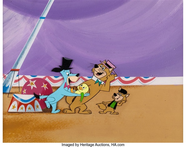 The Huckleberry Hound Show Huck, Yakky Doodle, Hokey Wolf and Ding-A-Ling Closing Credits ...