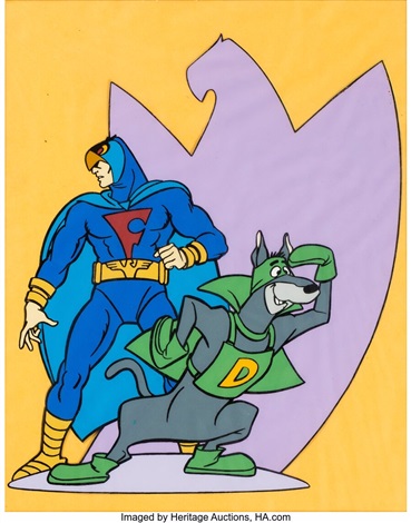 Dynomutt, Dog Wonder Blue Falcon and Dynomutt PublicityColor Model Cel ...