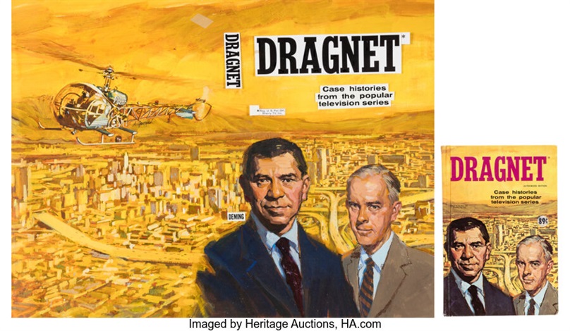 Dragnet Compete Storybook Illustrations Original Art by Dan Goozee plus ...