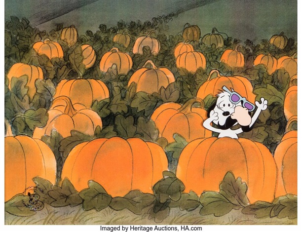 Peanuts Snoopy The Musical Production Cel and Animation Drawing Bill ...