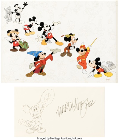Mickeys Milestones Mickey Mouse SOLD-OUT Limited Edition Cel 223500 ...