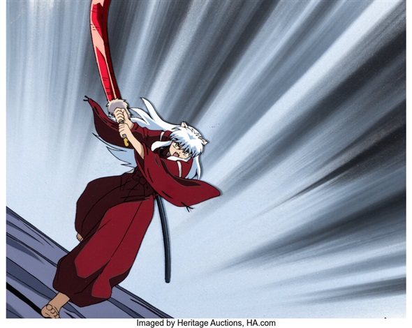 InuYasha Inuyasha with Tessaiga Production Cel with Key Master ...