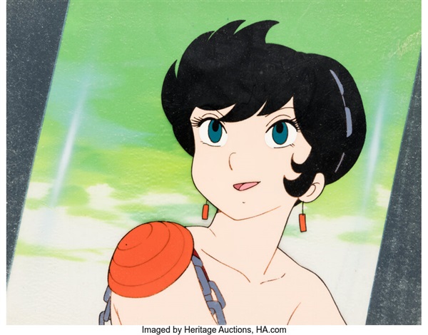 Urusei Yatsura Benten Production Cel With Key Master Background Kitty Films C 1981 86 By Kitty