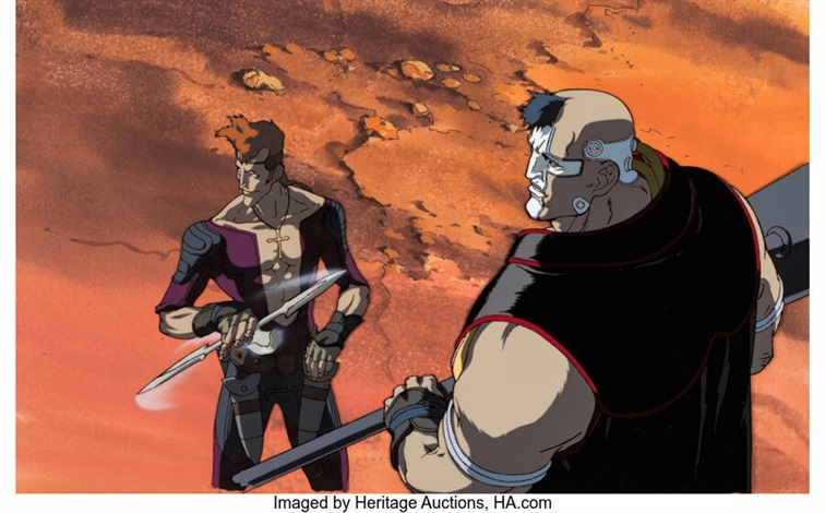 Vampire Hunter D Bloodlust Nolt and Kyle Marcus Production Cel Setup ...