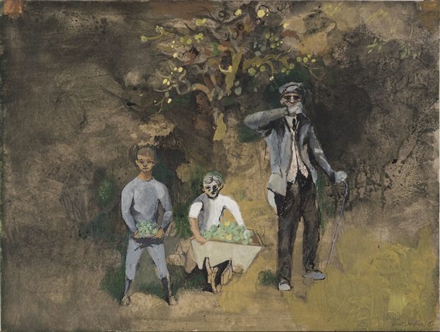 An Orchard by the Railway by Keith Vaughan on artnet