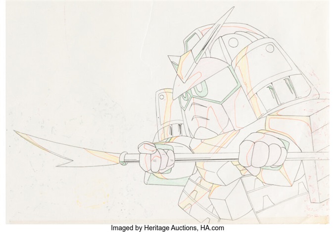 Mobile Suit SD Gundams Counterattack Musha Gundam Animation Drawing ...