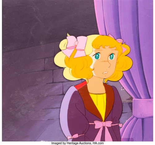 Candy Candy Candice White Ardley Production Cel with Painted Background ...