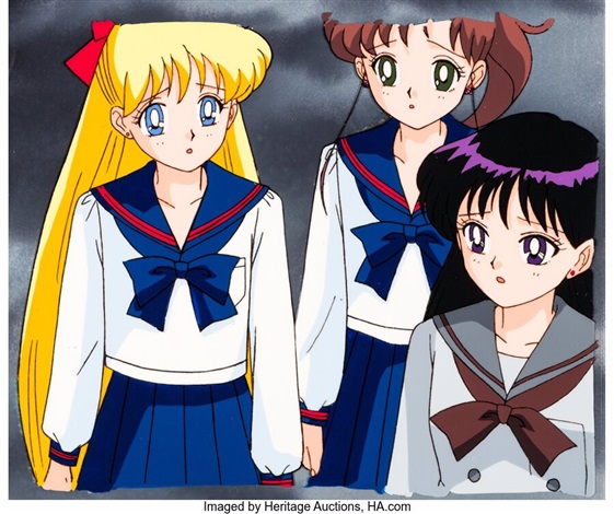 Sailor Moon SuperS Sailor Venus, Sailor Jupiter, and Sailor Mars ...
