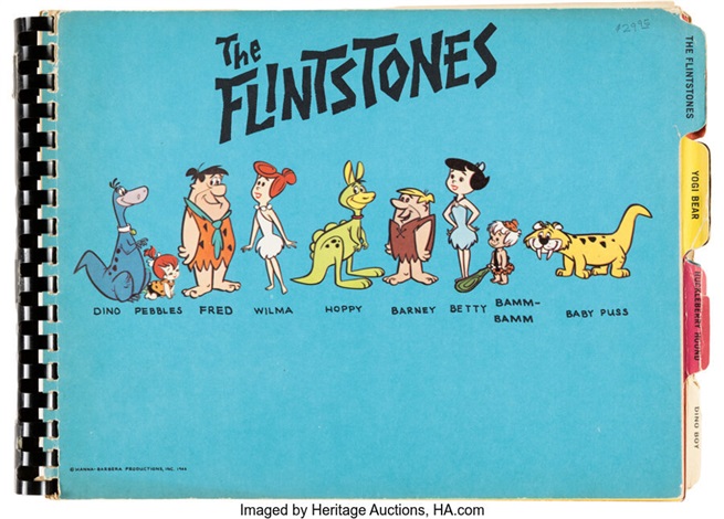 Hanna-Barbera Studios All-Character Style Guide Hanna-Barbera, 1966 by ...