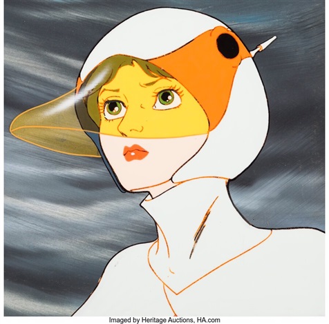 Science Ninja Team Gatchaman Jun the Swan Production Cel with Custom ...