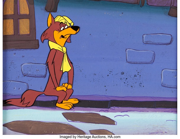 Loopy De Loop Production Cel and Production Background Hanna-Barbera, c. 1959-65 by Hanna ...