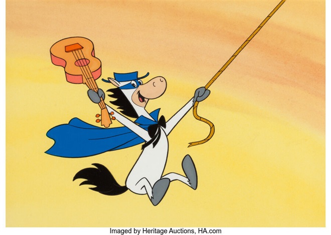 Quick Draw McGraw as El Kabong Publicity Cel with Hand-Painted ... Quick Draw McGraw as El Kabong Publicity Cel with Hand-Painted ...