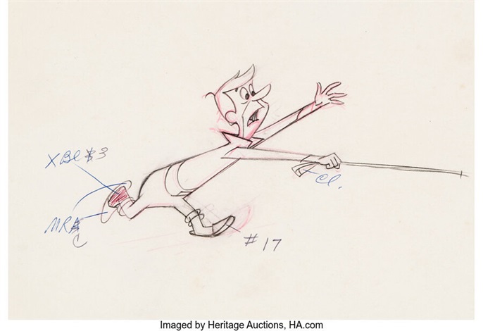 The Jetsons George Jetson End Credits Sequence Animation Drawing Hanna ...