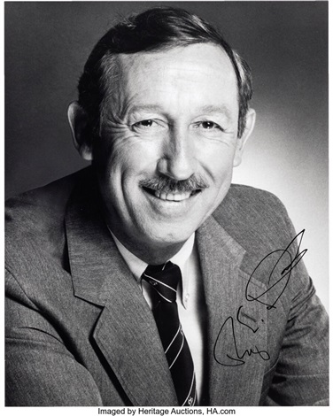 Roy E. Disney Signed Photograph Walt Disney, c. 1980s-1990s by Walt ...
