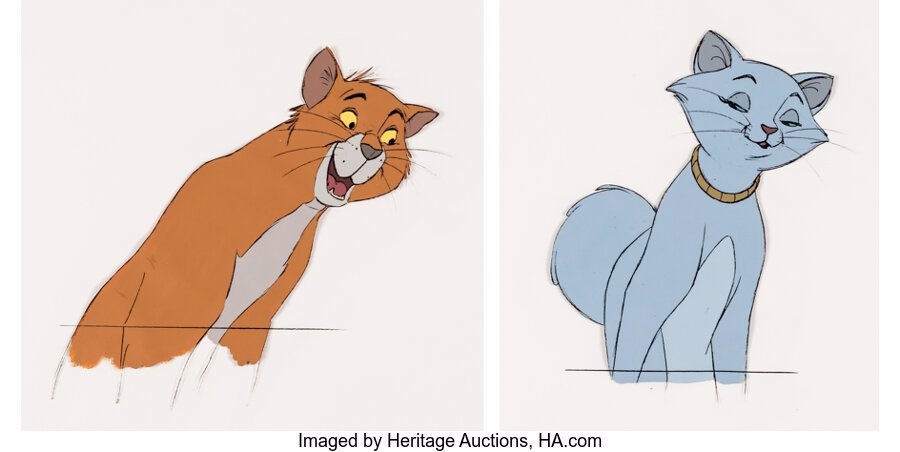 Aristocats Duchess The Aristocats Animation Production Cel Original
