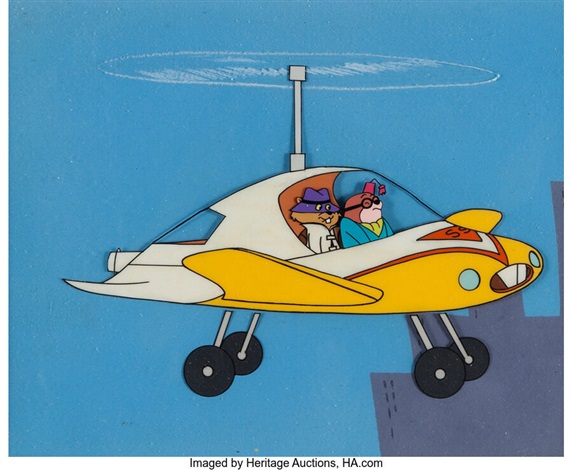 Secret Squirrel and Morocco Mole Production Cel and Production ...