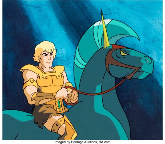 Galtar and the Golden Lance Galtar and Thork Production Cel Hanna ...