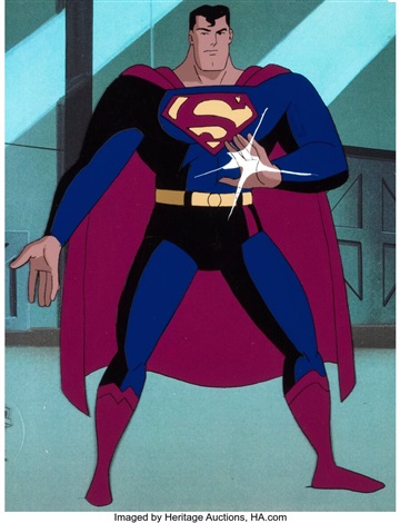 Superman The Animated Series Production Cel Warner Brothers, c. 1996 ...