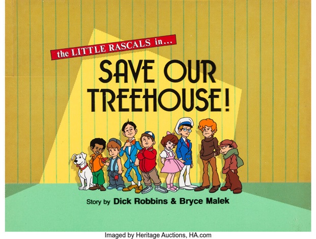 The Little Rascals Save Our Treehouse Title Cel and Key Master ...