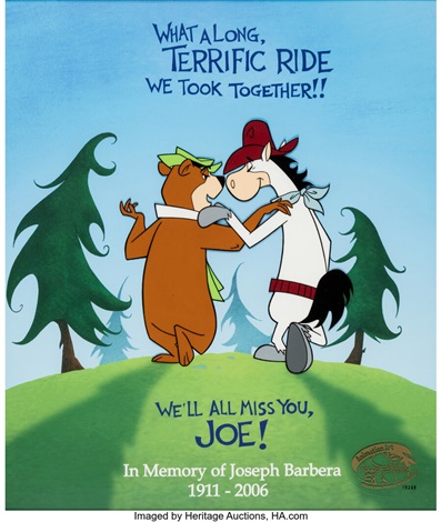 Yogi Bear and Quick Draw McGraw Joe Barbera Commemorative Limited ...