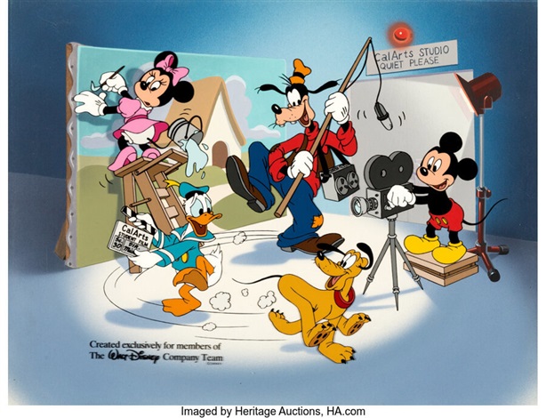 CalArts Mickey Mouse, Minnie Mouse, Goofy, Donald Duck, and Pluto ...