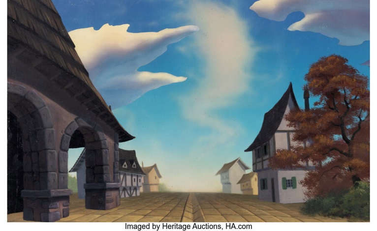 Beauty And The Beast Village Background