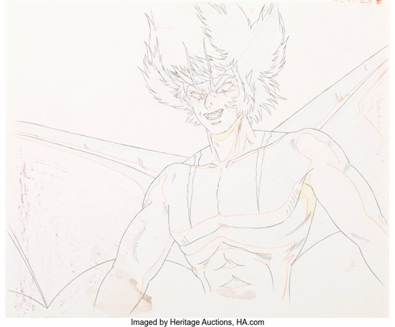 Devilman The Demon Bird Akira Fudo Animation Drawing Oh Production, 1990 by Oh! Production (Co ...