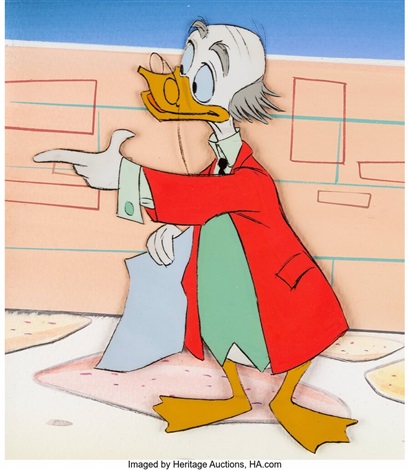 Walt Disneys Wonderful World of Color Ludwig Von Drake Production Cel ...