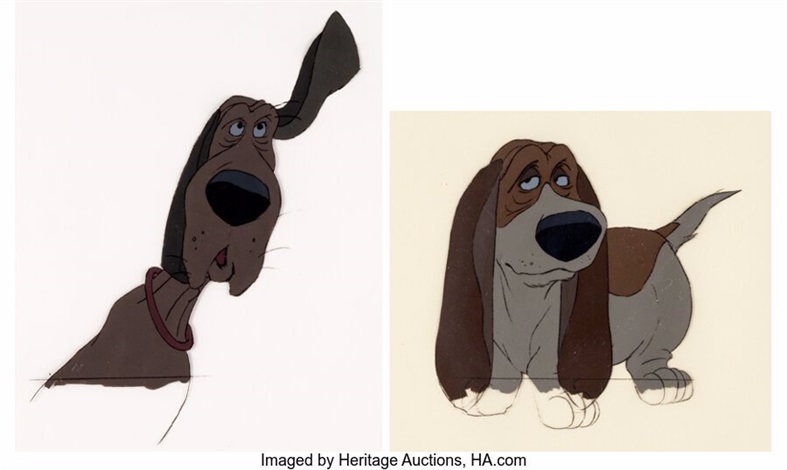 The Aristocats Napoleon and Lafayette Production Cels Group of 2 Walt ...