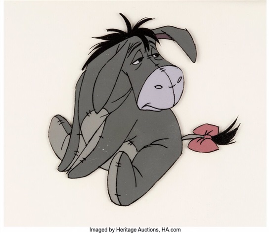 Winnie the Pooh and a Day for Eeyore Production Cel Walt Disney, 1983 ...