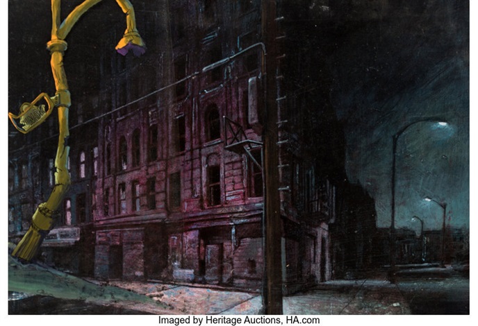 Bakshi Studios - Urban Scene Production Background with Cel Overlay ...